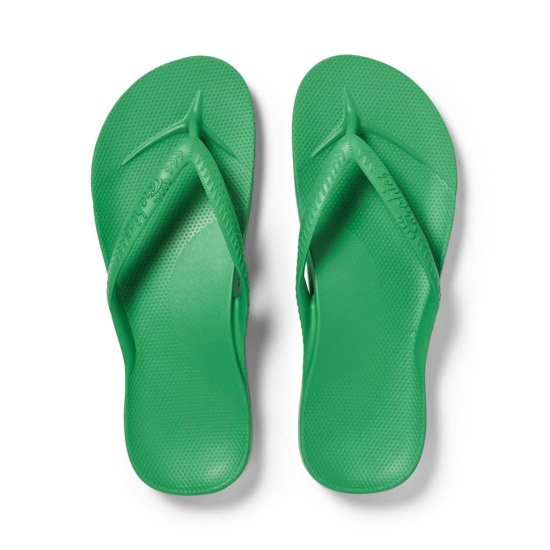 Kelly Green - Arch Support Flip Flops – Archies Footwear LLC | US Wholesale